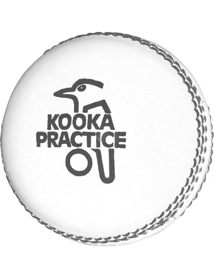 Kookaburra Practice White Cricket Leather Ball – CHILI HUB SPORTS
